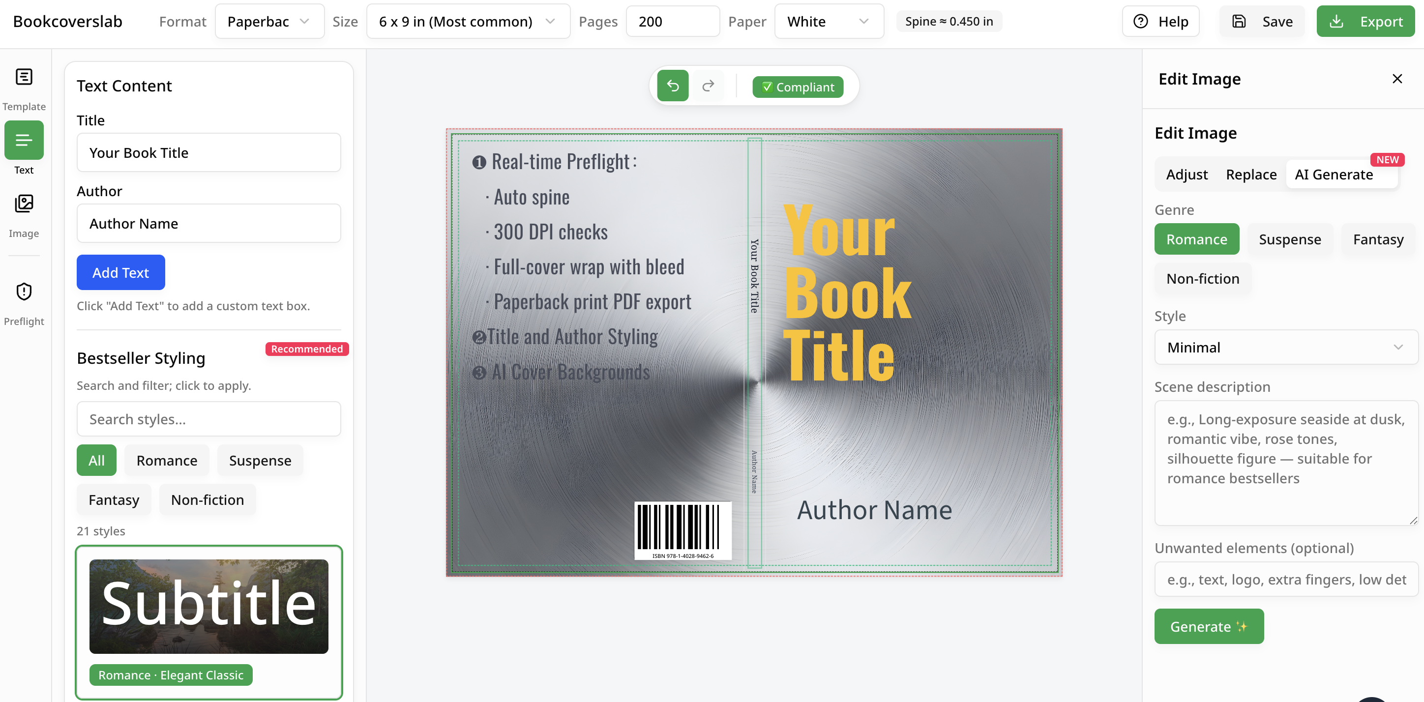 AI Romance Book Cover Prompts That Fit Your Subgenre | Corrigez votre ...